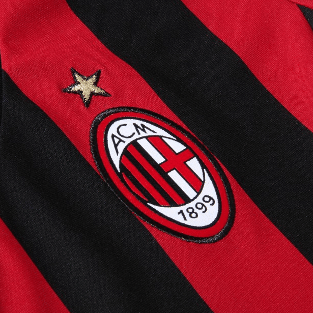 AC Milan FC 17-18 Female Home Jersey badge | Mysportskit NG