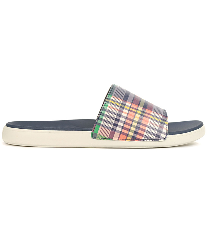 Sperry PLUSHWAVE Dock Plaid Slides | Mysportskit NG