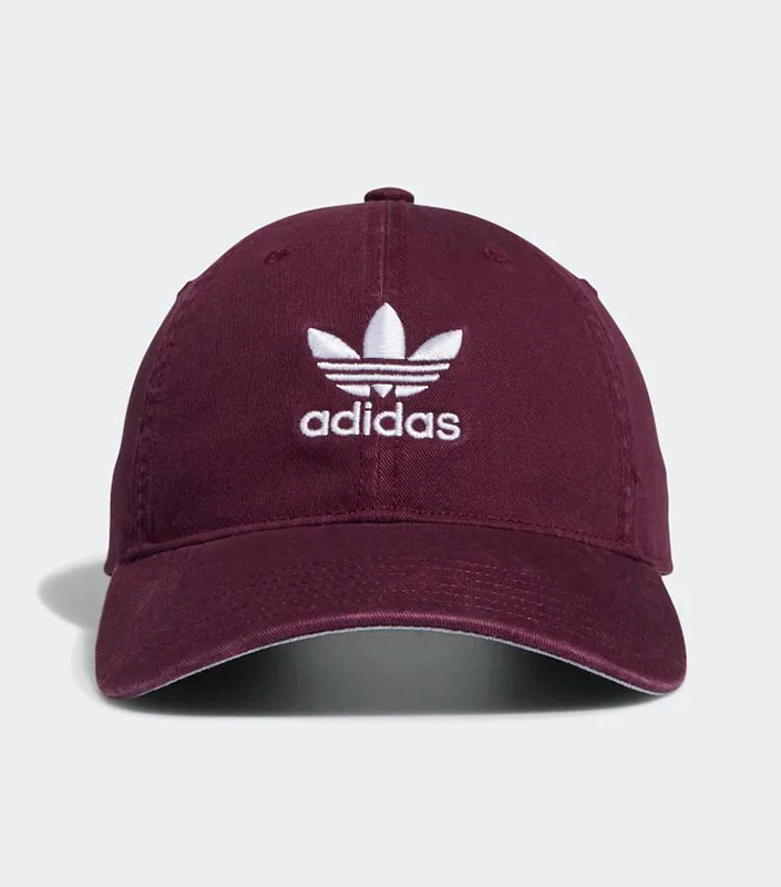 ADIDAS RELAXED STRAP BURGUNDY CAP | Mysportskit NG