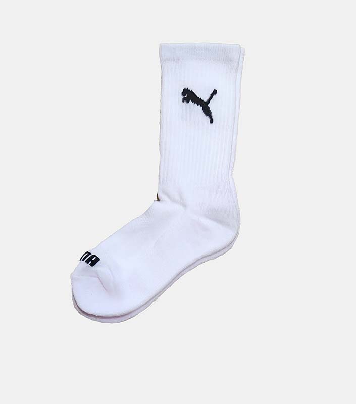 Puma Half Terry Crew Length White Socks | Mysportskit NG