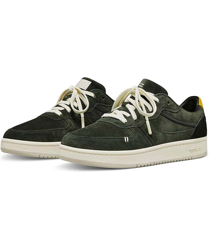 Label Go To Green Yellow Retro Low Sneakers | Mysportskit NG